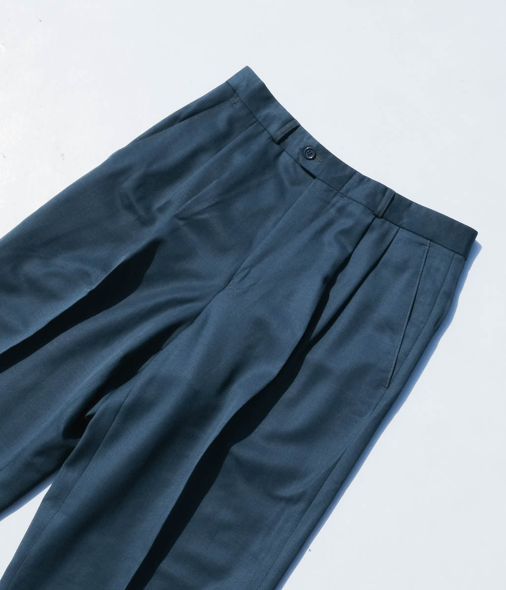 2 Tuck Slacks (Dark Green) – Lakewood Clothing