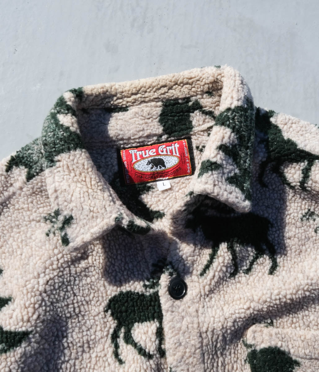 90's True Grit "Elk Pattern Fleece Shirt" – Lakewood Clothing