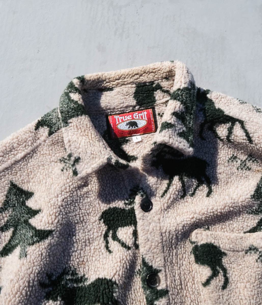 90's True Grit "Elk Pattern Fleece Shirt" – Lakewood Clothing