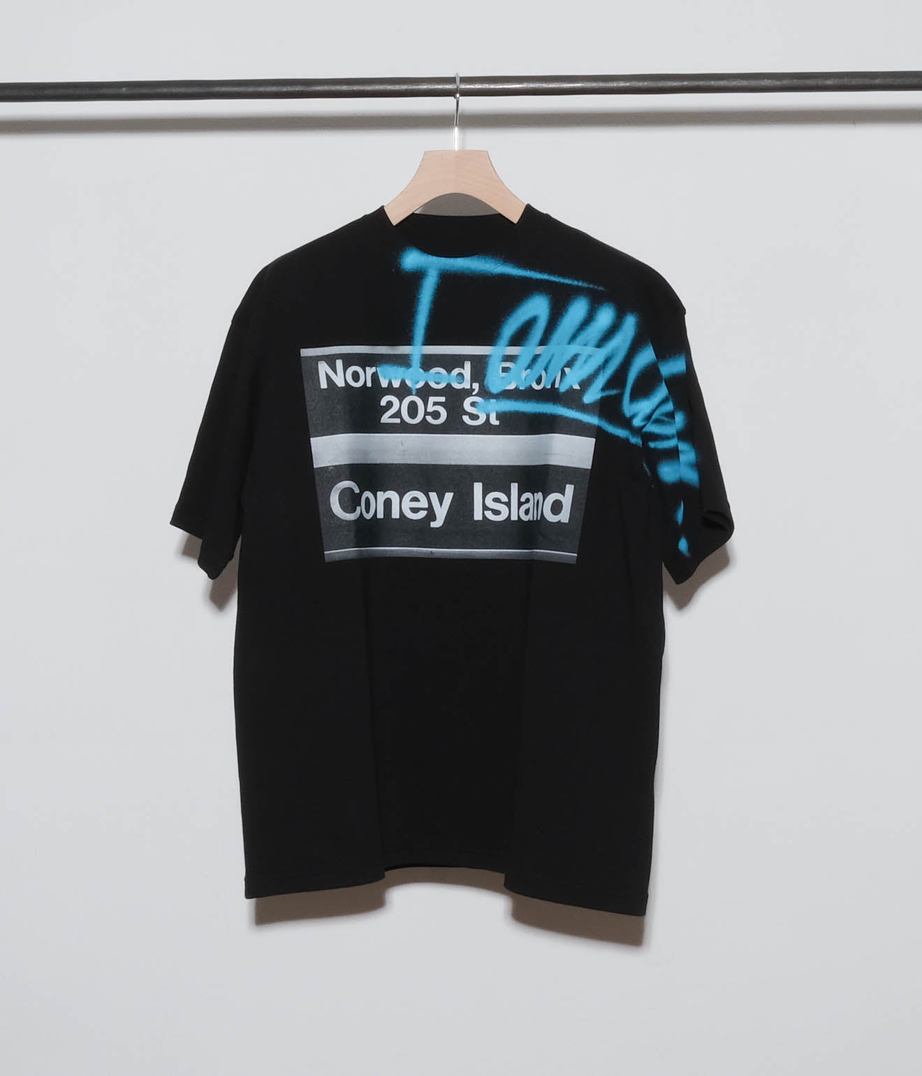I am dork "Coney Island Print T-Shirt" (Black) – Lakewood Clothing